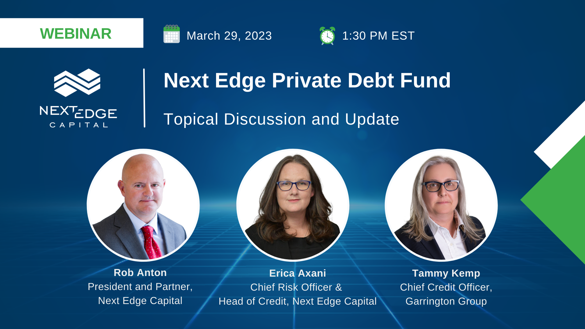 Next Edge Private Debt Fund - Topical Discussion and Update - Next Edge ...