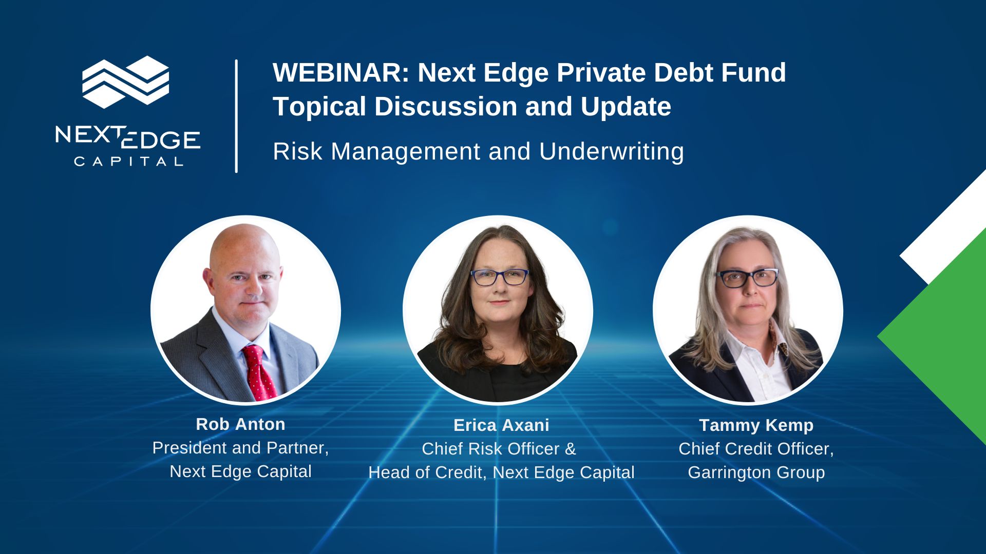 Risk Management and Underwriting - Next Edge Capital